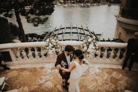 Bellagio Terrace Fountain Wedding | Karen & Jason - Jamie Y Photography