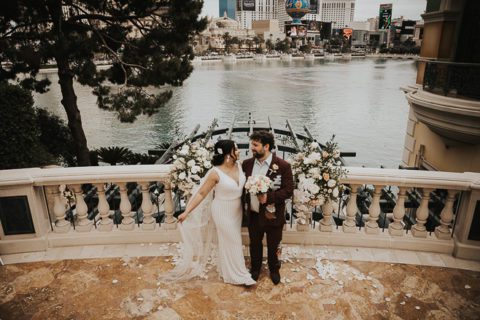 Bellagio Terrace Fountain Wedding | Karen & Jason - Jamie Y Photography