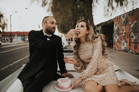 Vintage Style Las Vegas Elopement | Dana & Ben - Jamie Y Photography